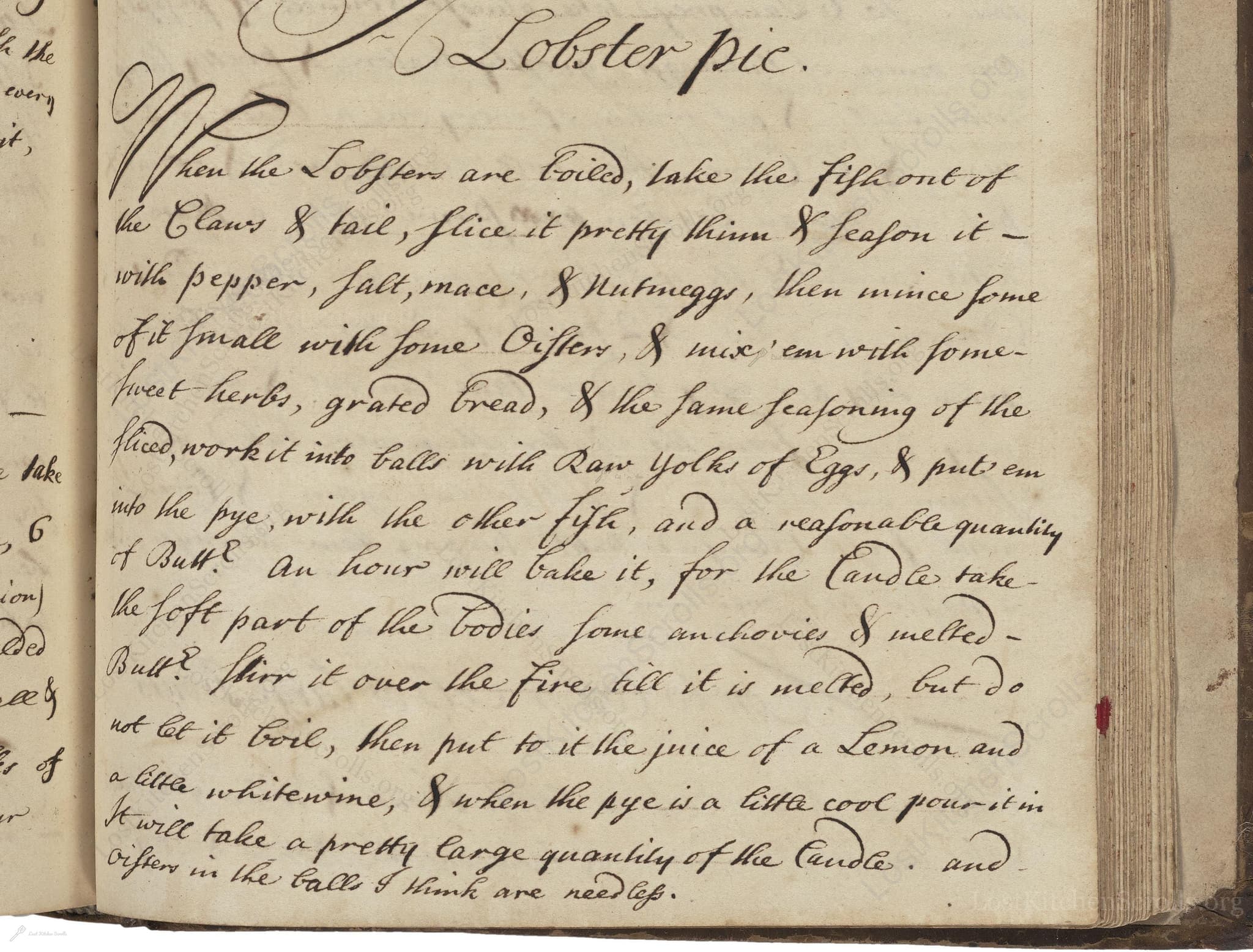 Renaissance Historical Recipes - Lost Kitchen Scrolls