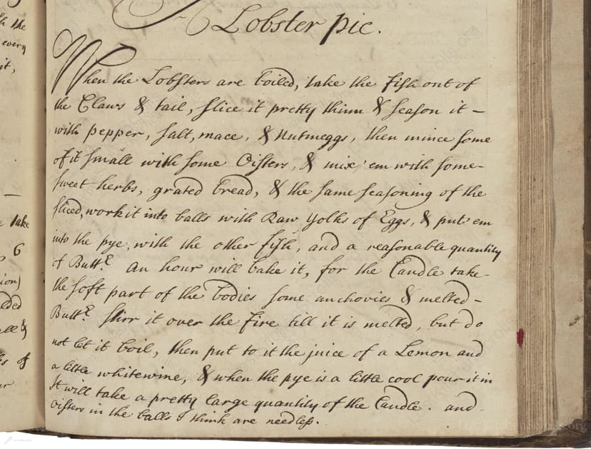 Renaissance Historical Recipes - Lost Kitchen Scrolls