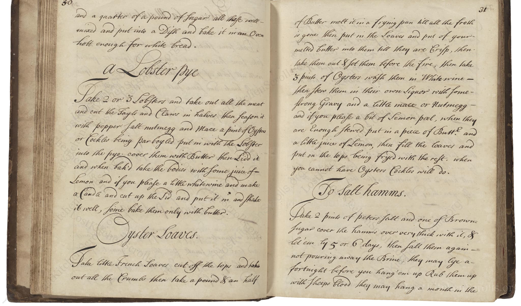 Renaissance Historical Recipes - Lost Kitchen Scrolls